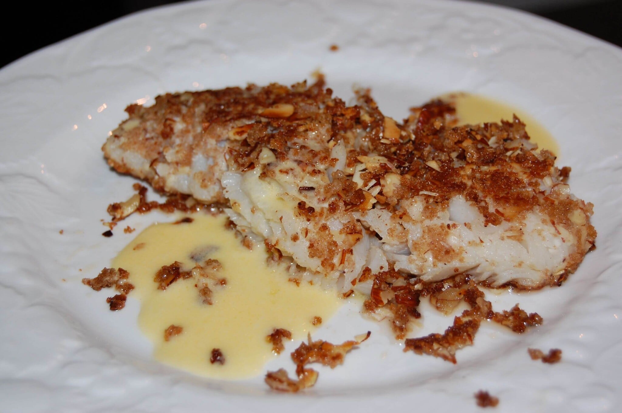 Almond Encrusted Fish with (an easy) Beurre Blanc Sauce ⋆ 100 Days of ...