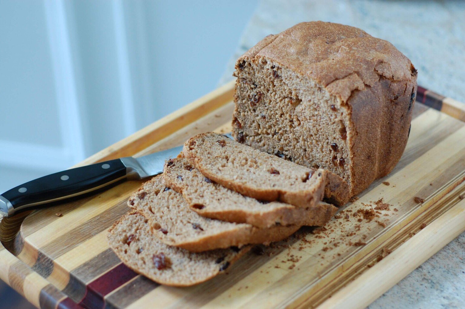 Whole Wheat Cinnamon Bread for Bread Machine ⋆ 100 Days of Real Food