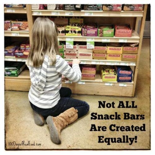 Snack Bars: Real Food or Really Unhealthy? ⋆ 100 Days of Real Food