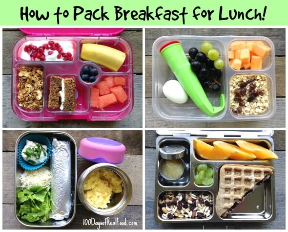 5 Ways to Pack Breakfast for Lunch! ⋆ 100 Days of Real Food