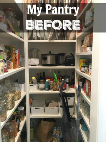 My Big Pantry Redo! How We Got Organized ⋆ 100 Days of Real Food