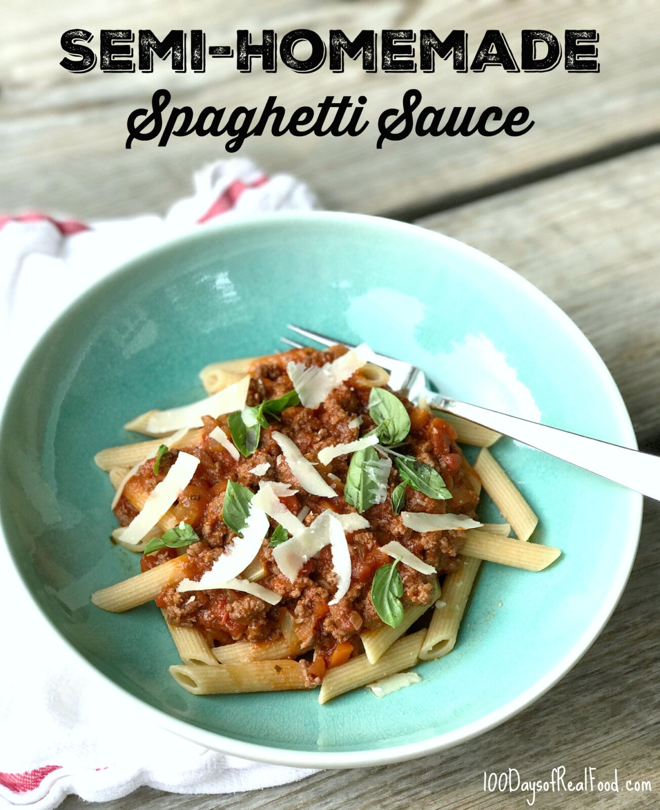 Semi-Homemade Spaghetti Sauce ⋆ 100 Days of Real Food