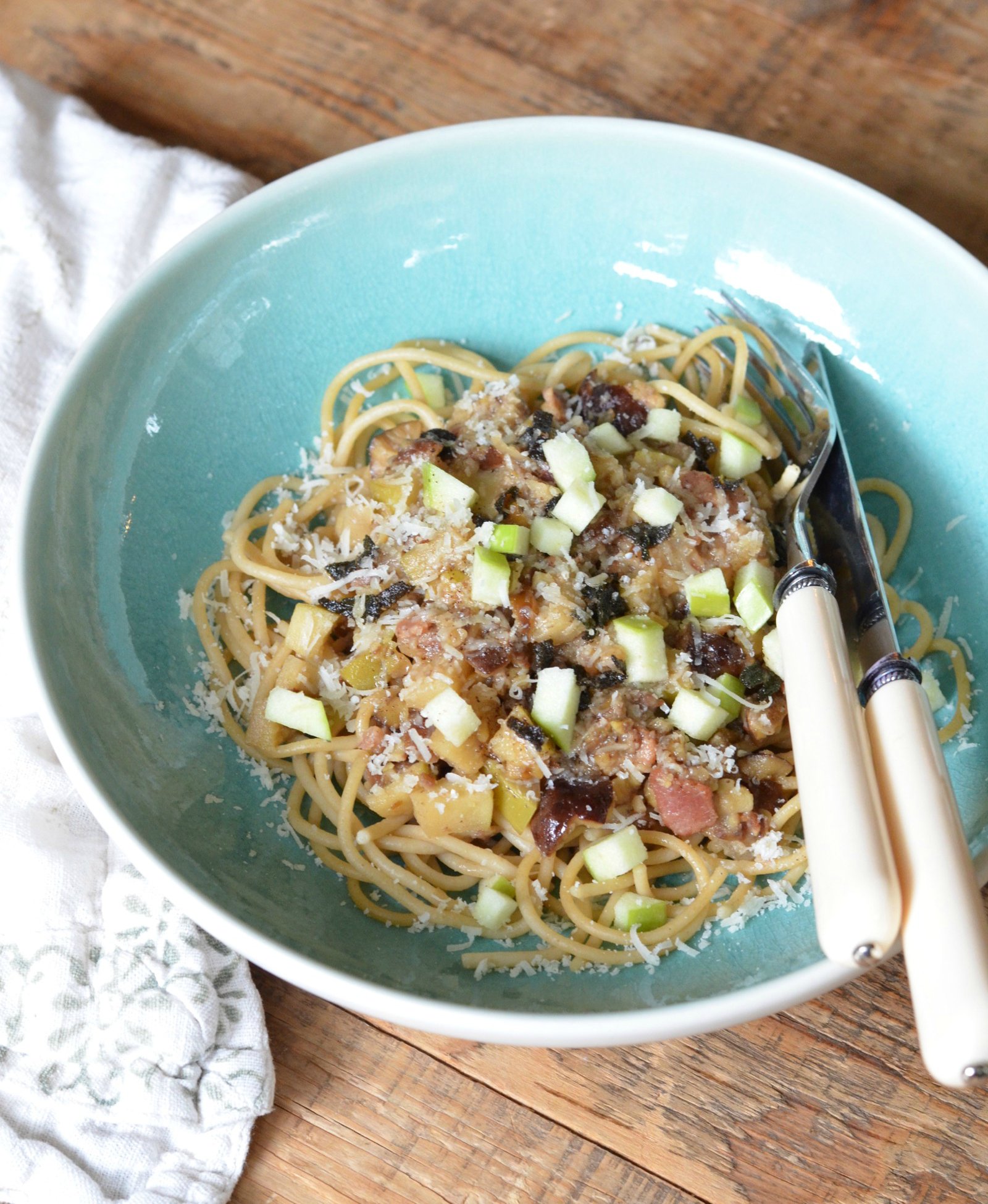 Chestnut and Green Apple Pasta with Sage Brown Butter ⋆ 100 Days of ...