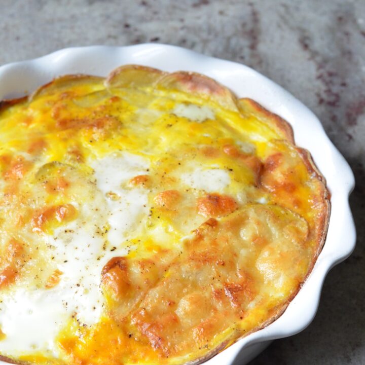 Quiche with a Cheesy Potato Crust (Gluten-Free) ⋆ 100 Days of Real Food