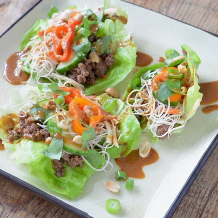 Vietnamese Beef Lettuce Wraps ⋆ 100 Days of Real Food