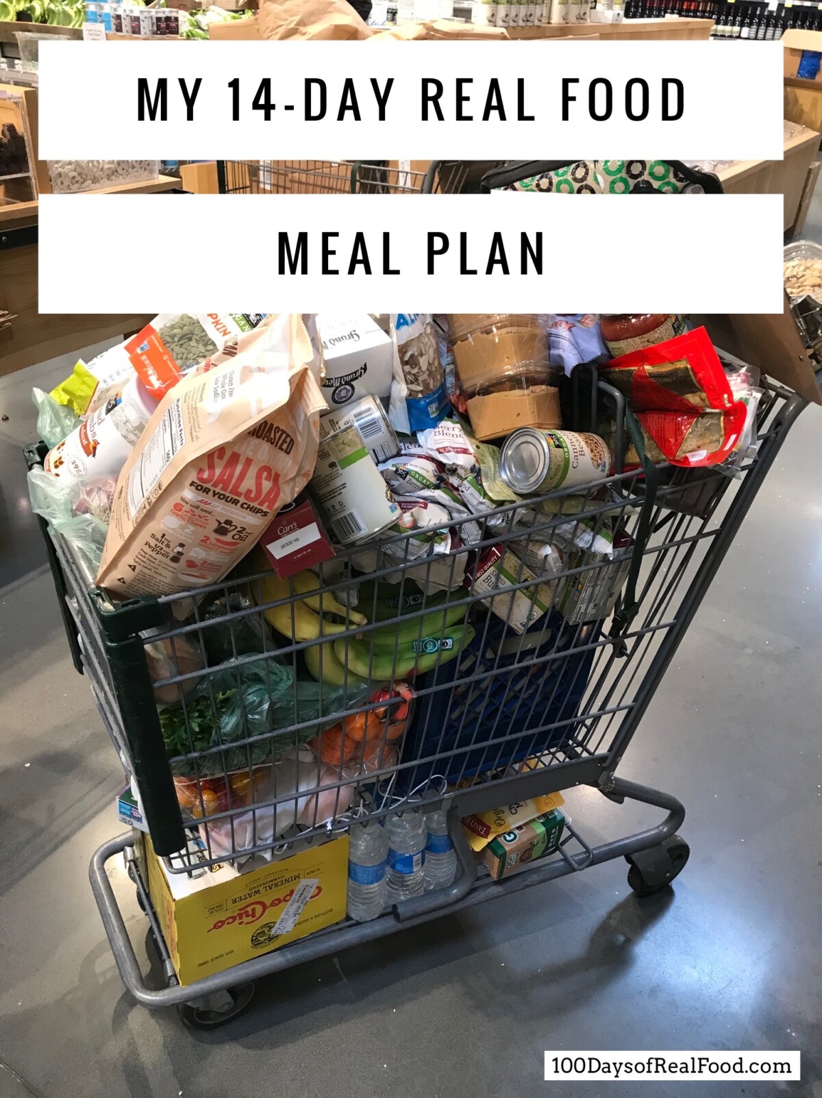 My 14-Day Meal Plan (only shop once!) ⋆ 100 Days of Real Food