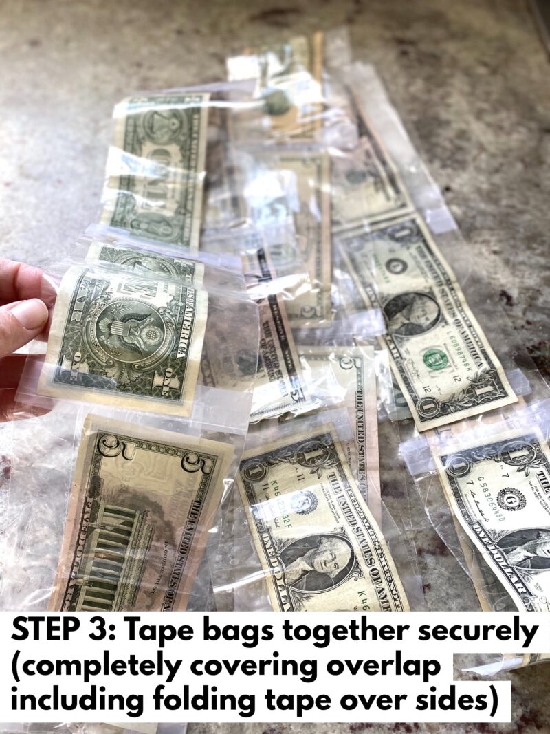 How to Make a DIY Money Cake for a Birthday ⋆ 100 Days of Real Food