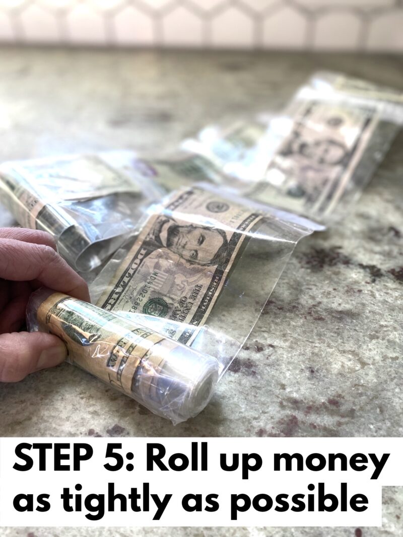How to Make a DIY Money Cake for a Birthday ⋆ 100 Days of Real Food