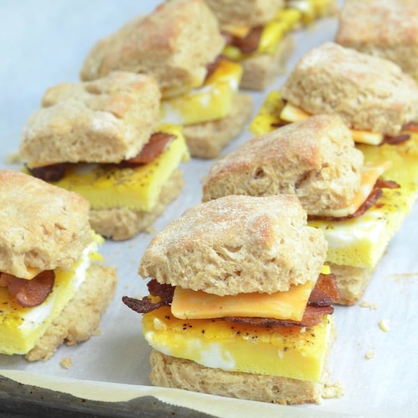 Make-Ahead Egg Biscuit Bites (for your freezer) ⋆ 100 Days of Real Food