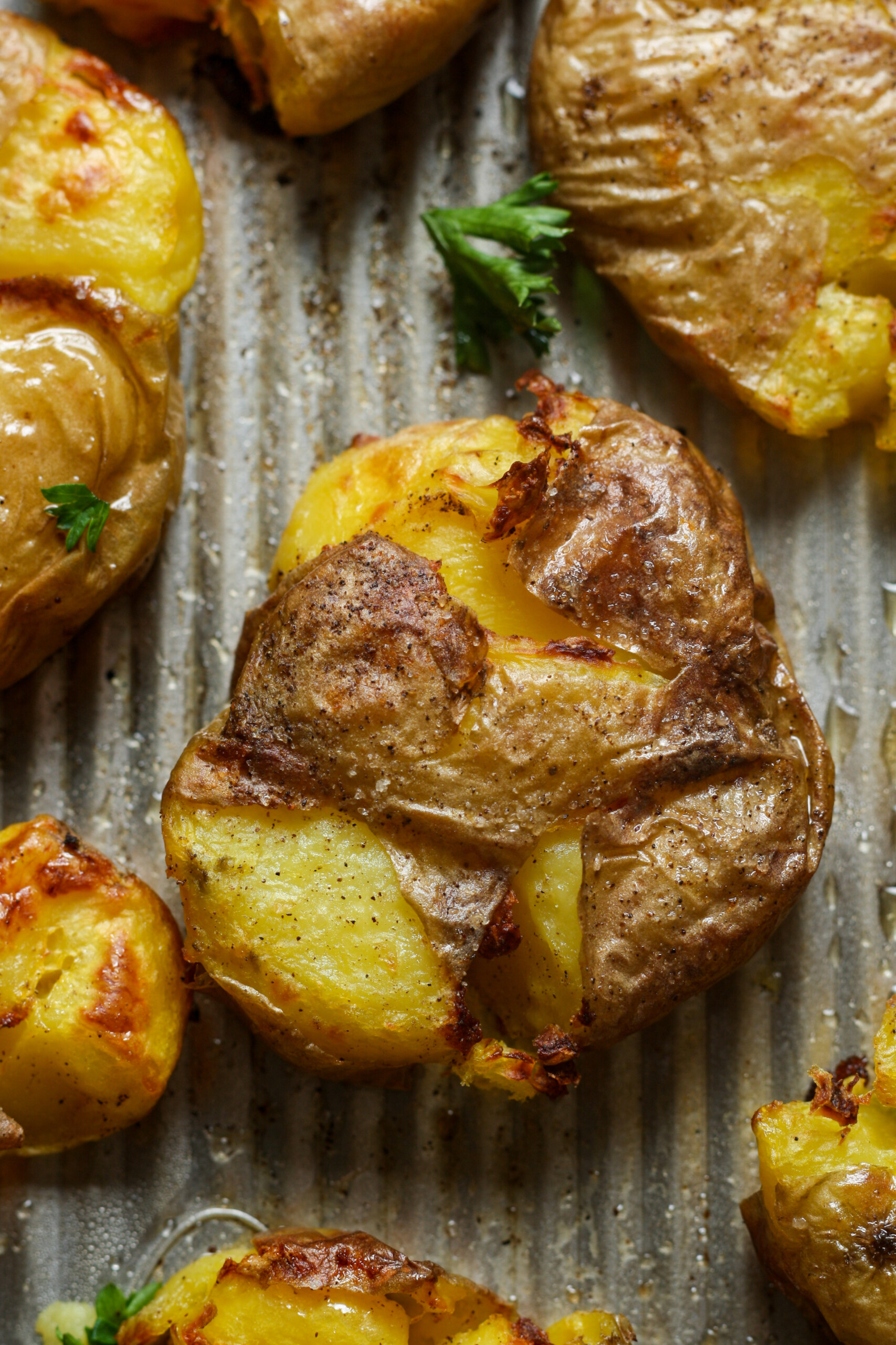 Smashed Potatoes ⋆ 100 Days of Real Food
