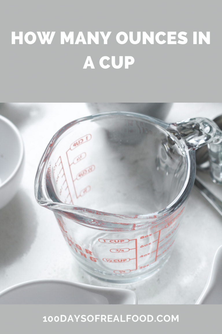 How Many Ounces in a Cup (Dry and Liquid Measurements) ⋆ 100 Days of ...