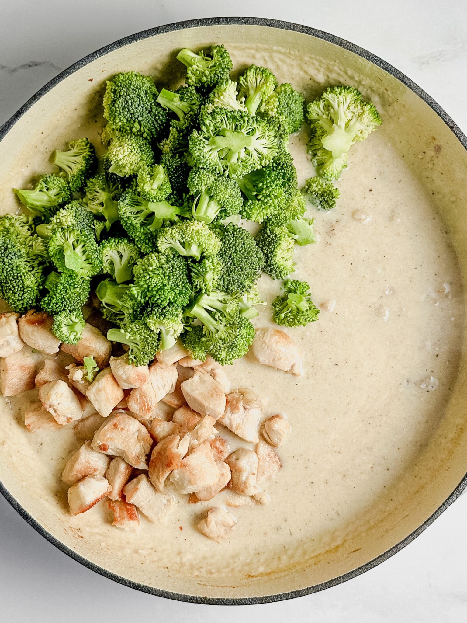 Chicken Broccoli Alfredo ⋆ 100 Days of Real Food